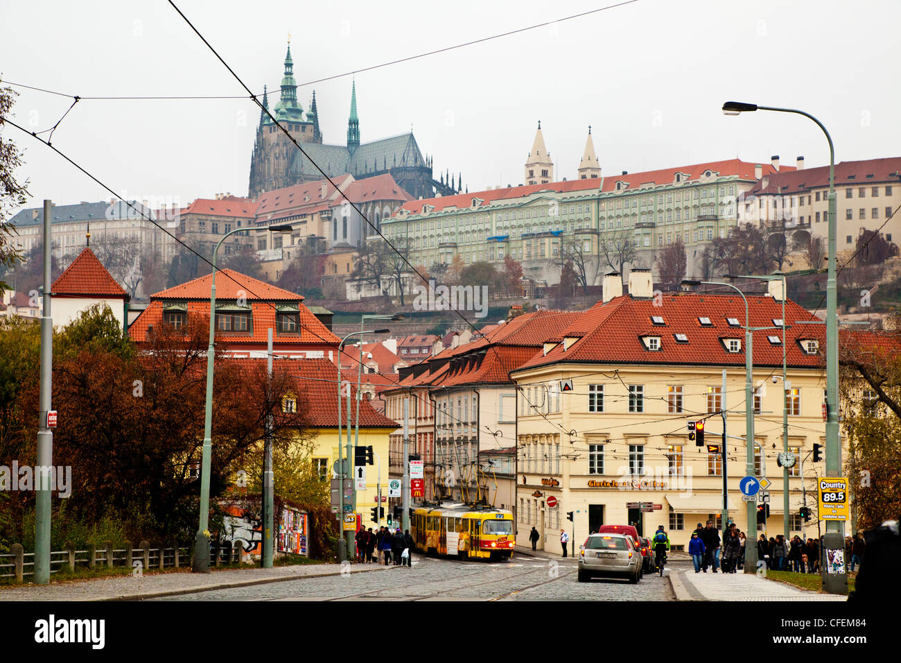 Prague castle view hi-res stock photography and images - Alamy