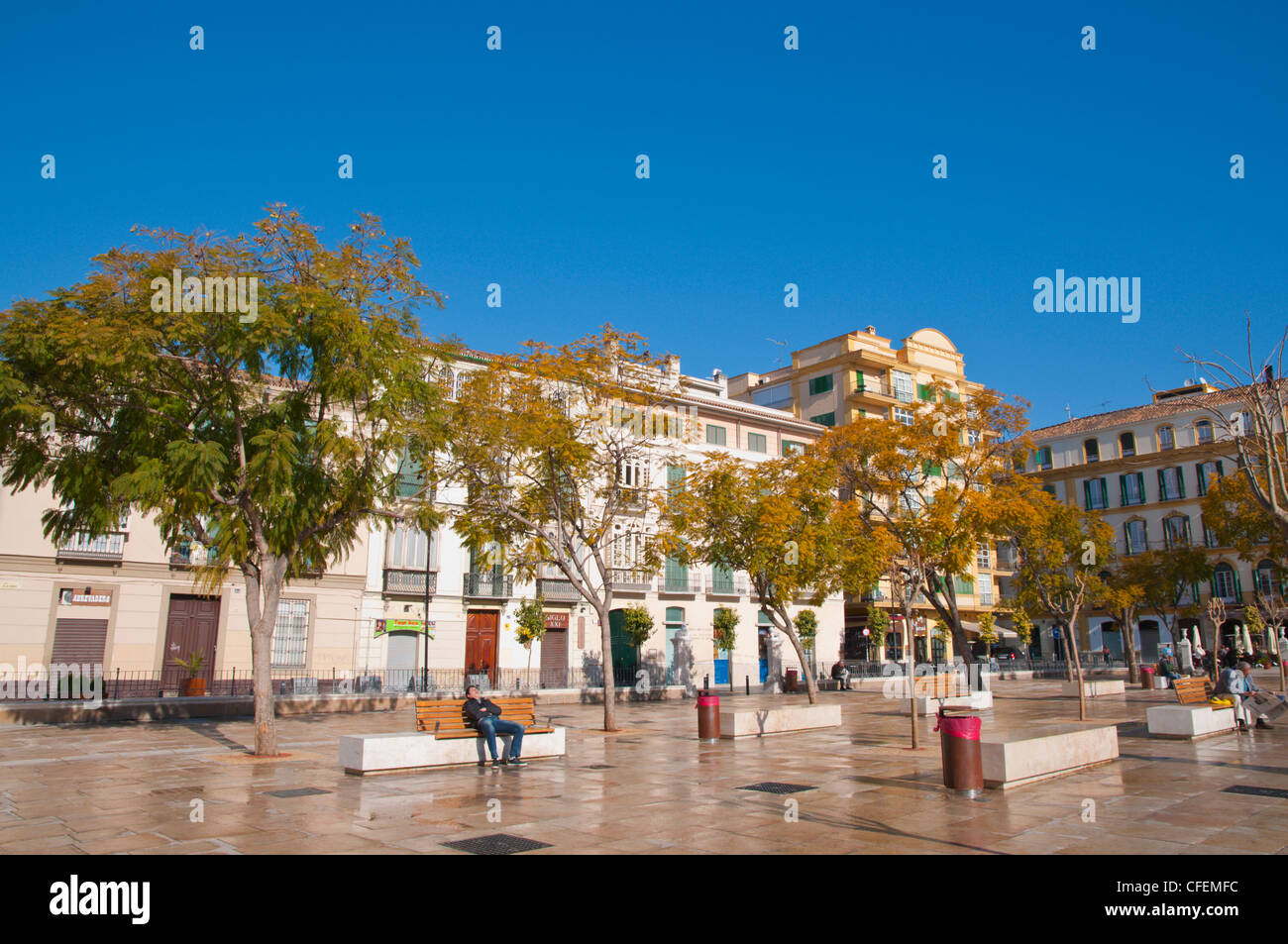 Malaga square hi-res stock photography and images - Alamy