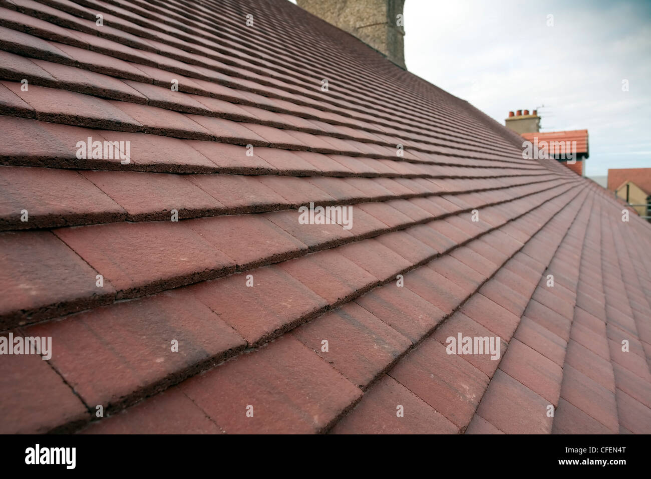 Concrete roof tile hi-res stock photography and images - Alamy