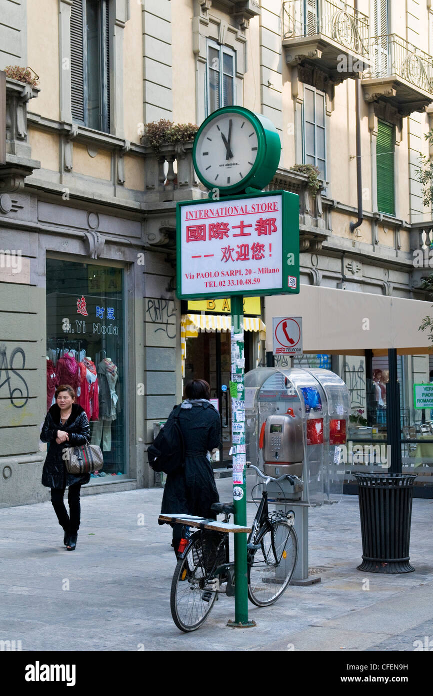 Milan chinatown hi-res stock photography and images - Alamy