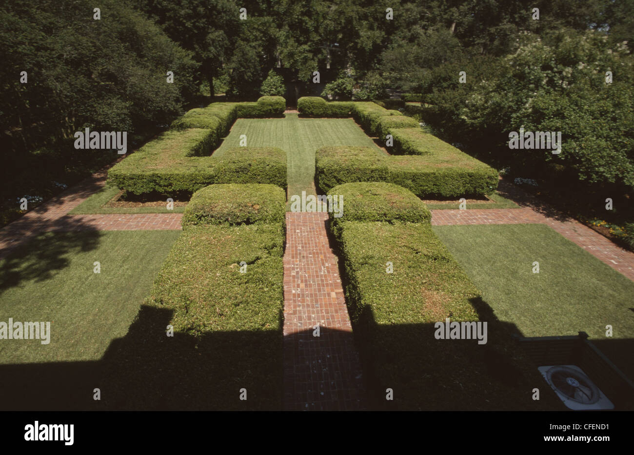 USA Vacherie Louisiana Oak Alley Plantation Garden Stock Photo - Alamy