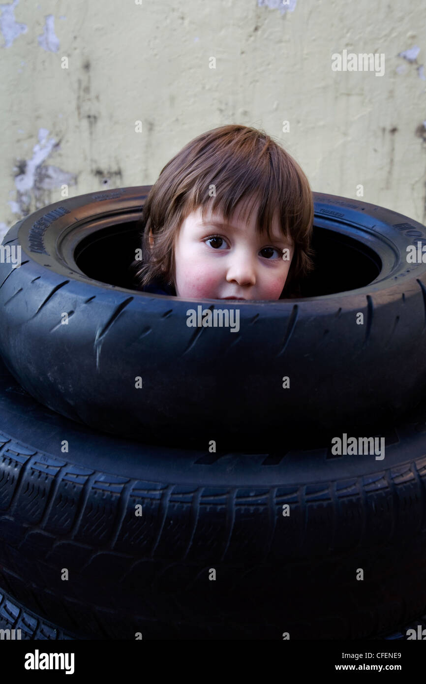 Growing in tyres hi-res stock photography and images - Alamy