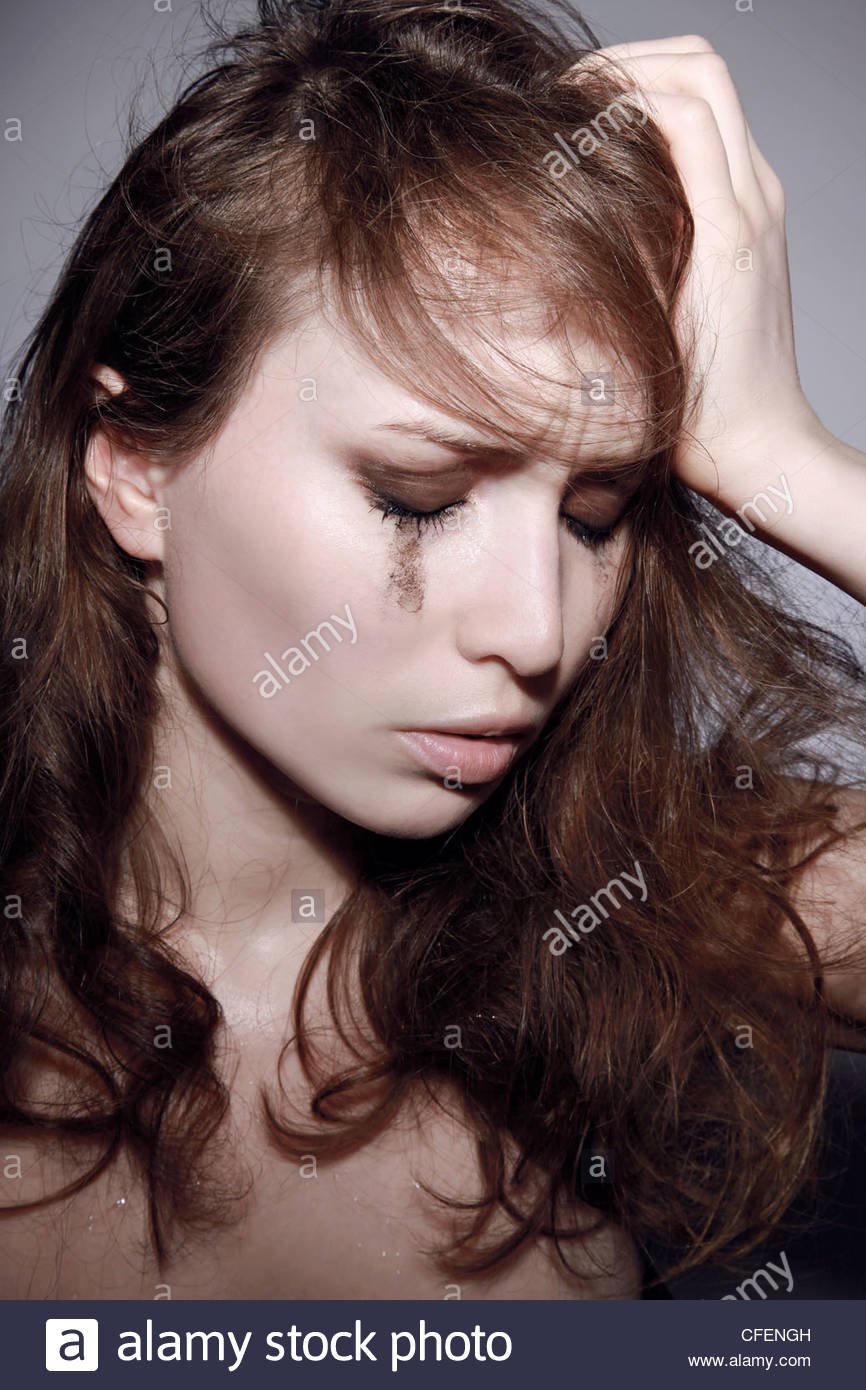 Mascara Tear Stock Photos & Mascara Tear Stock Images - Alamy