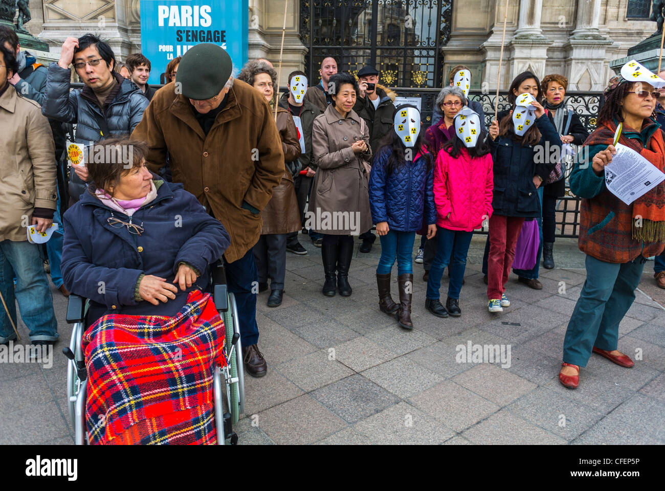 Paris, France, Anti Nuclear Power Activists Demonstrating on ...