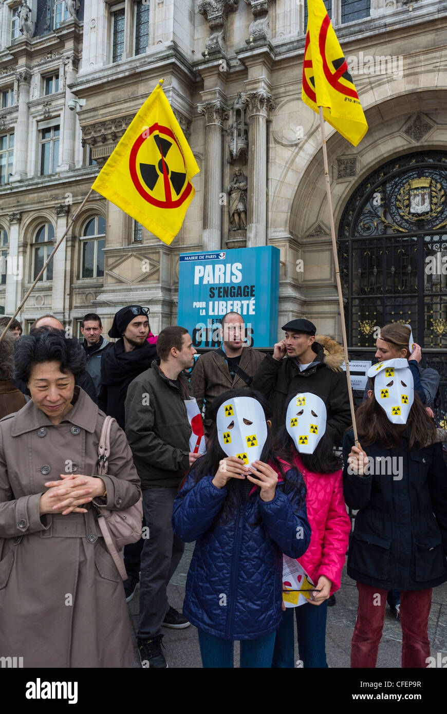 Paris, France, Anti Nuclear Power Activists Demonstrating on ...