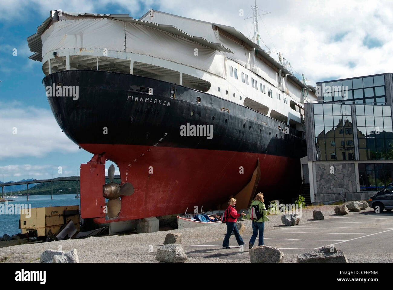 NORWAY Stokmarknes - administrative centre for Hadseloya. Coastal ...