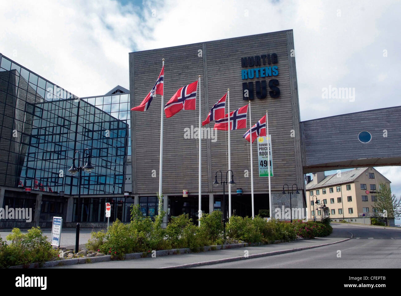 NORWAY Stokmarknes - administrative centre for Hadseloya. Coastal ...