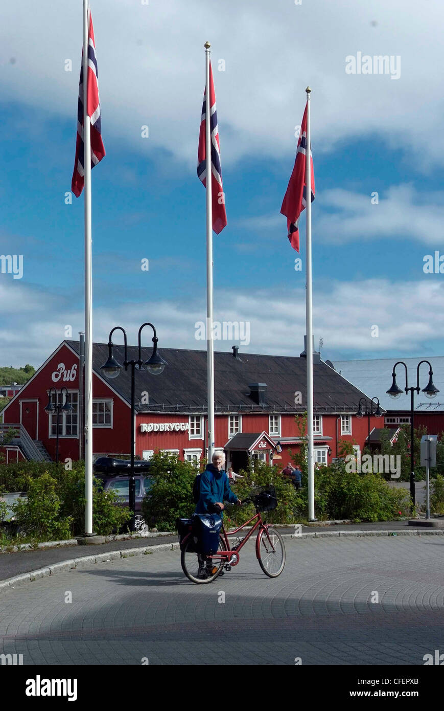 NORWAY Stokmarknes - administrative centre for Hadseloya. Coastal ...