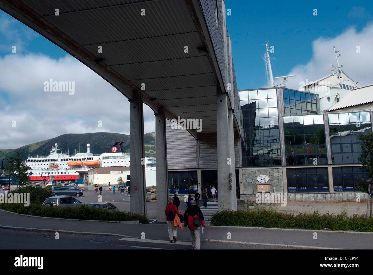 NORWAY Stokmarknes - administrative centre for Hadseloya. Coastal ...