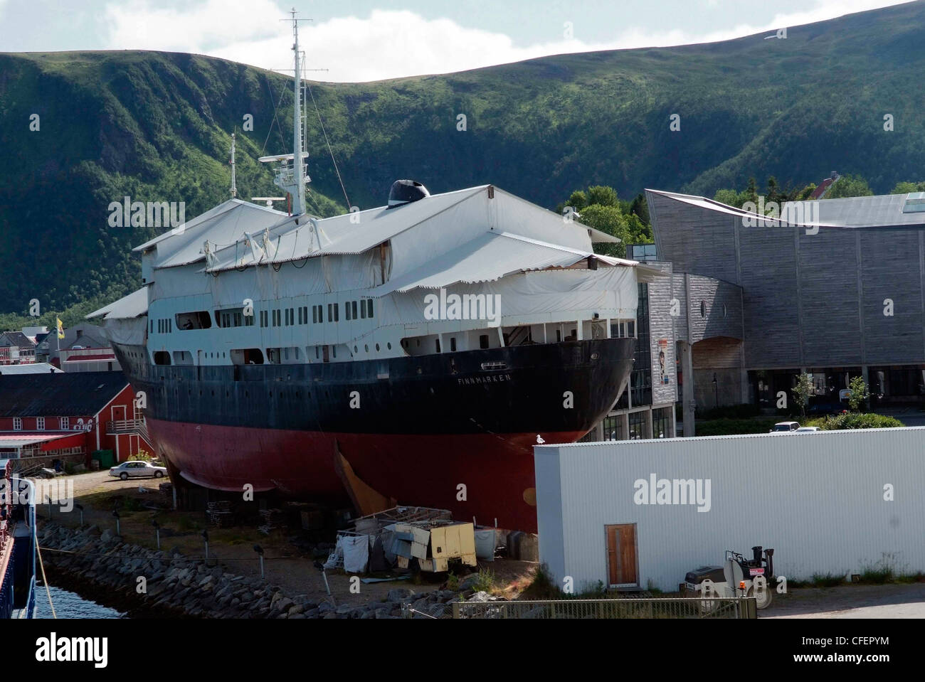 NORWAY Stokmarknes - administrative centre for Hadseloya. Coastal ...