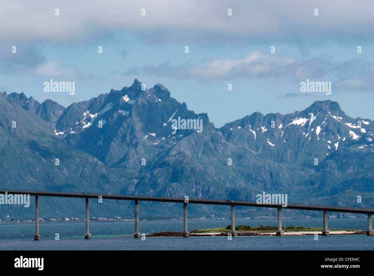 NORWAY - photograph by GLYN GENIN Stokmarknes - administrative centre ...