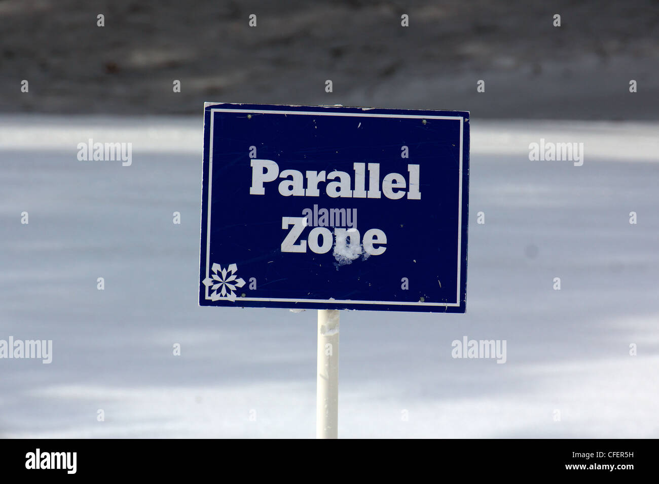 Blue slope sign hi-res stock photography and images - Alamy