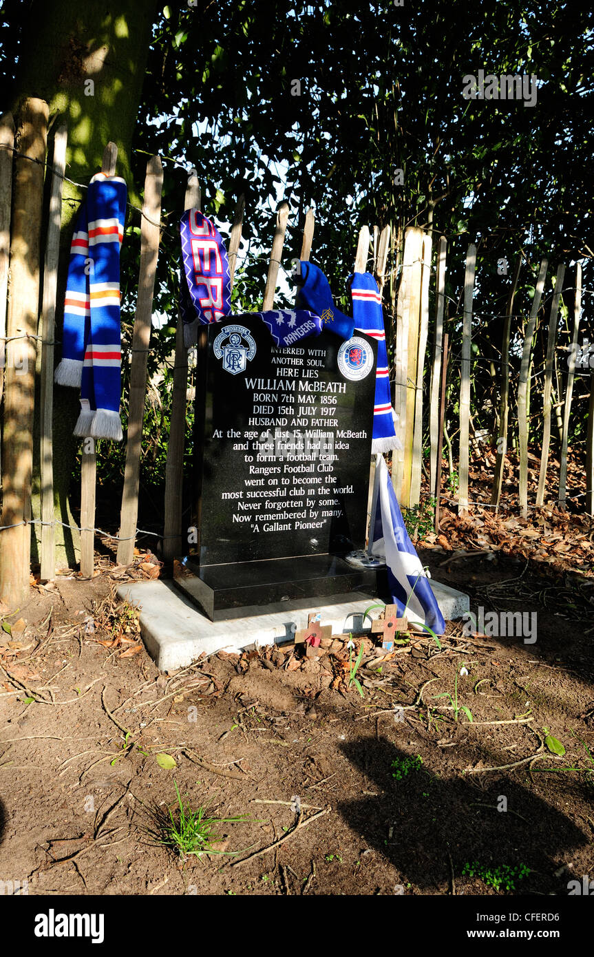 William Mcbeath One of the Founding Members of Rangers Football Club ...