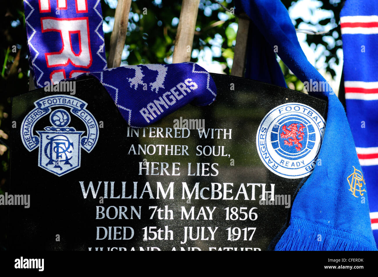 William Mcbeath One of the Founding Members of Rangers Football Club ...