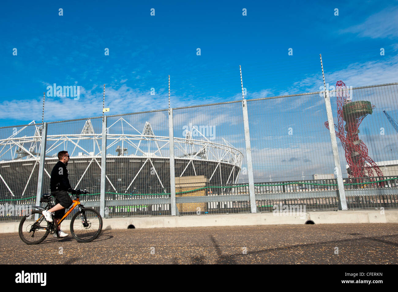 Olympic Park seen from Greenway, London, United Kingdom Stock Photo - Alamy