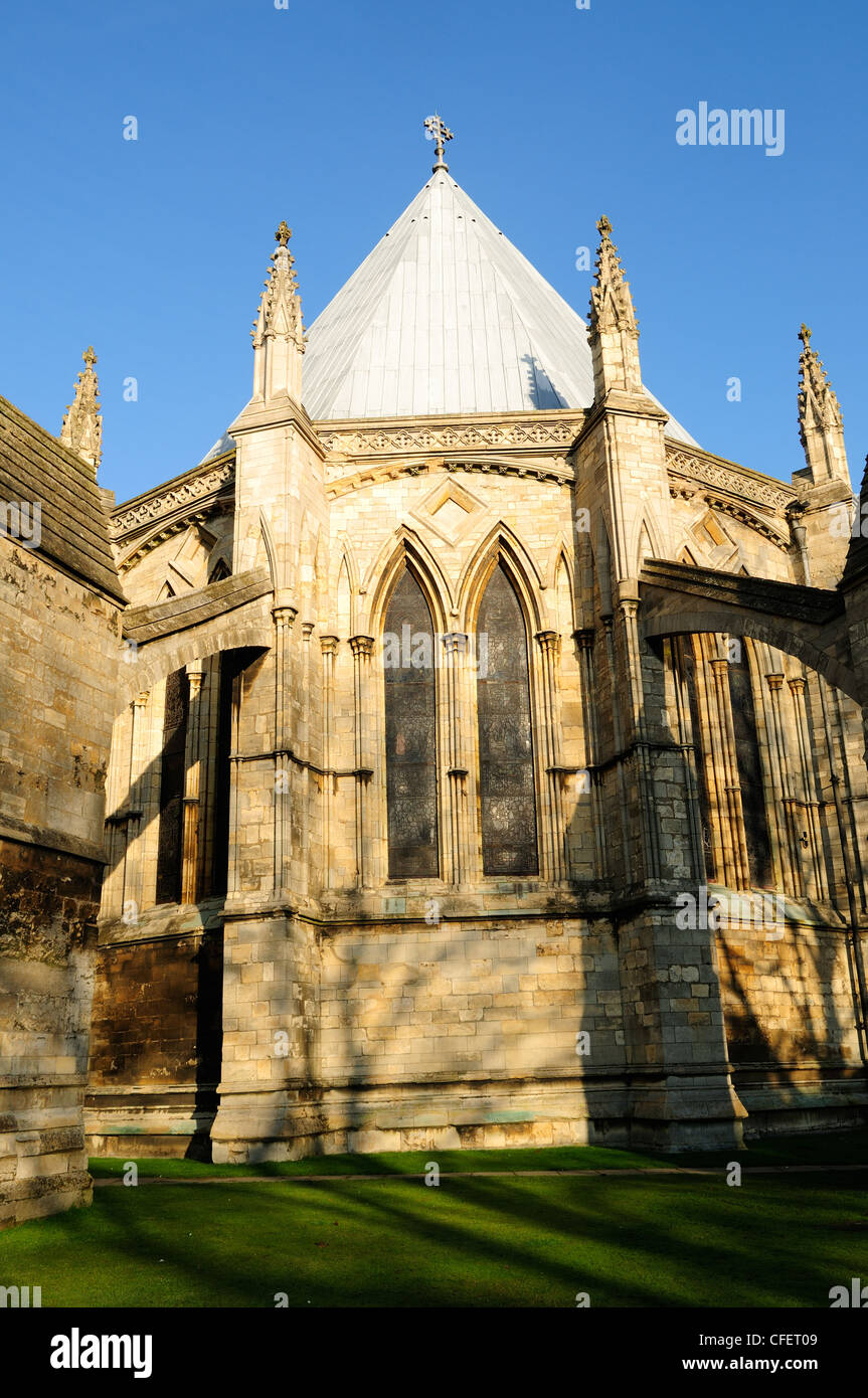 Lincoln Cathedral .Chapter House Stock Photo - Alamy