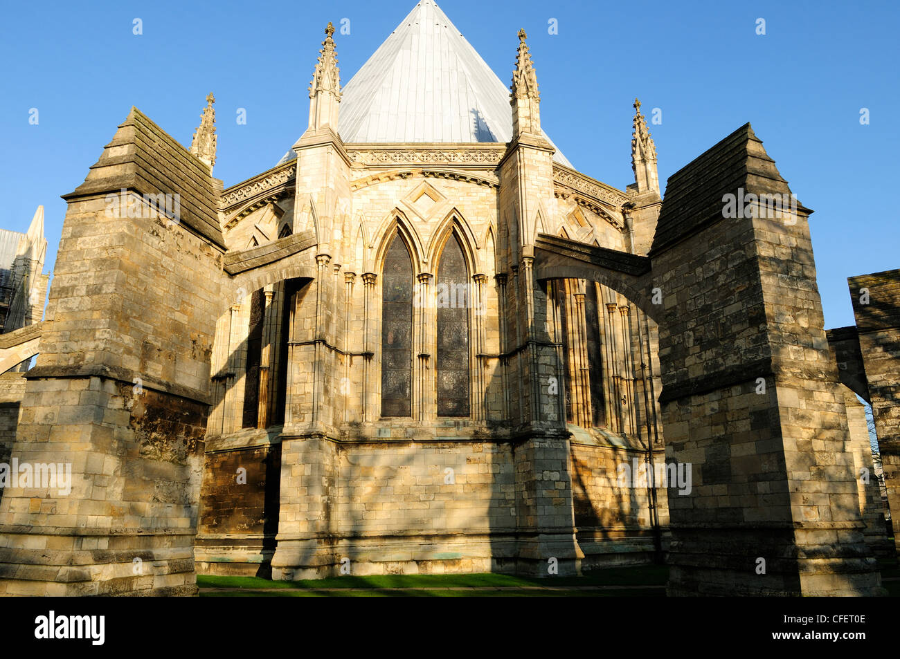 Lincoln Cathedral .Chapter House Stock Photo - Alamy