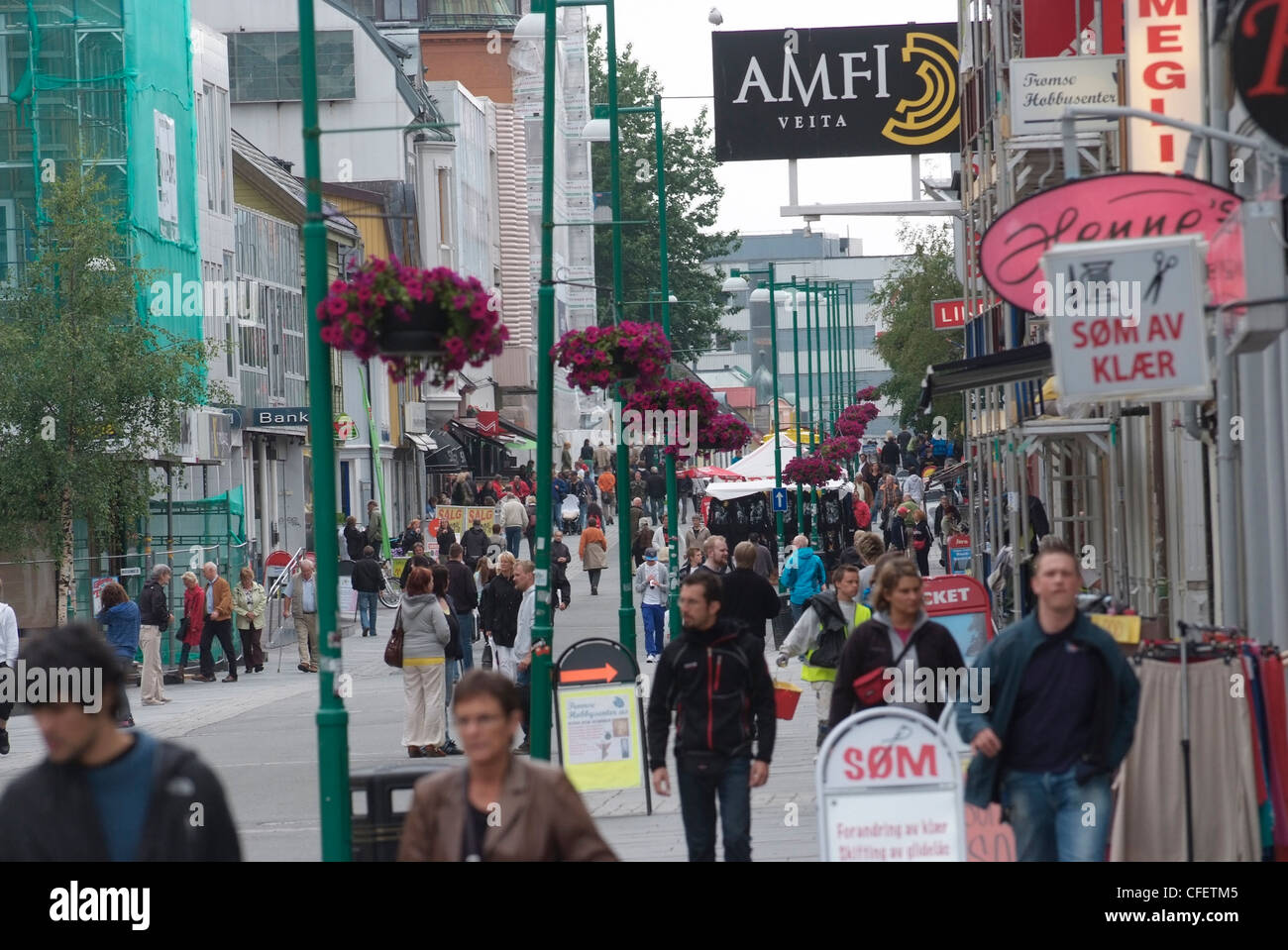 City centre of tromso hi-res stock photography and images - Alamy