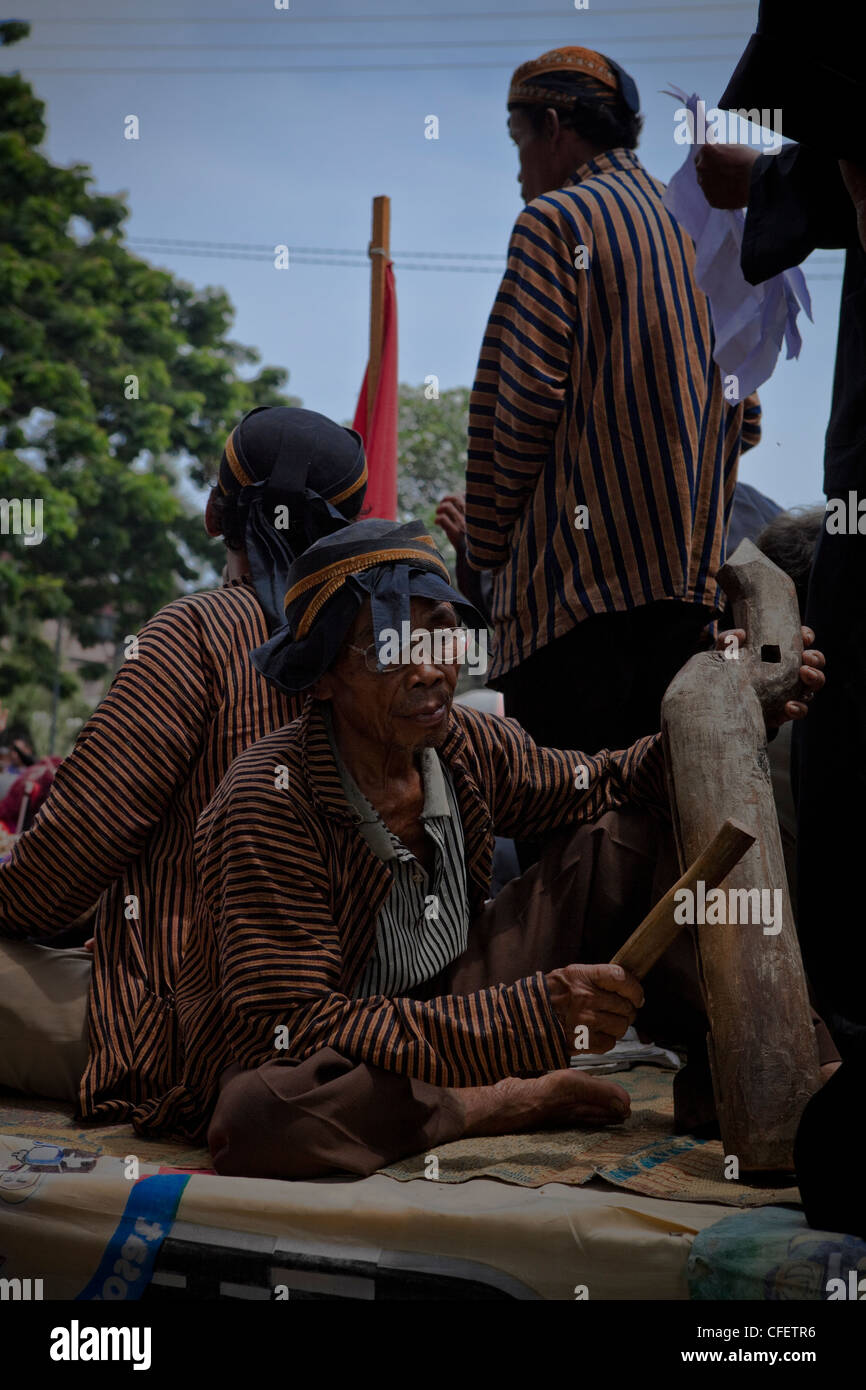 Music exhibition in a street, Java, Jogyakarta, South Asia, Indonesia ...
