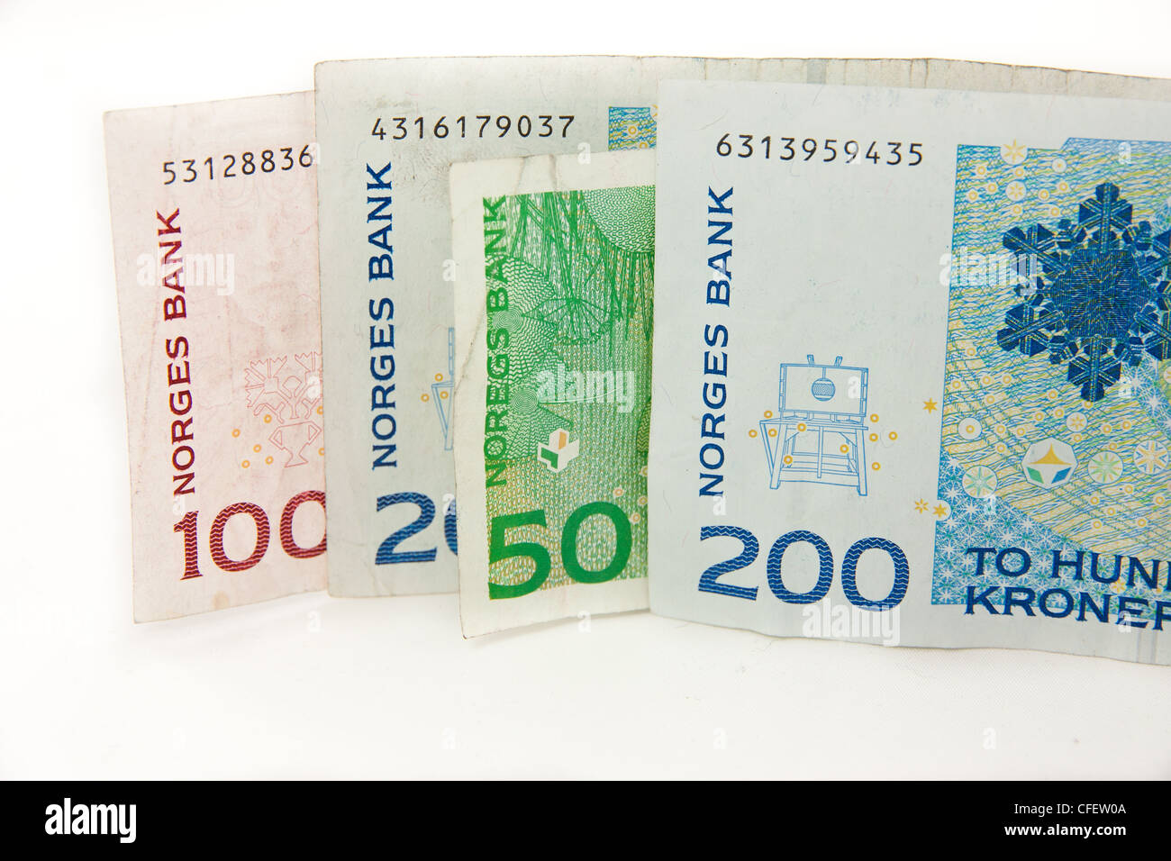 Norwegian currency kroner hi-res stock photography and images - Alamy