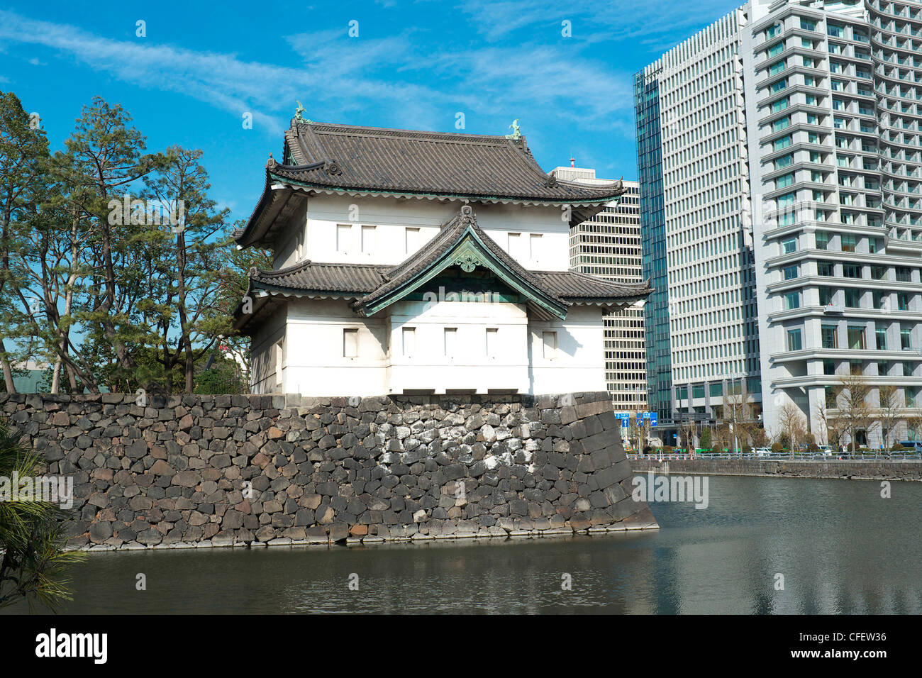Out building in Imperial Palace, Tokyo, Japan Stock Photo - Alamy
