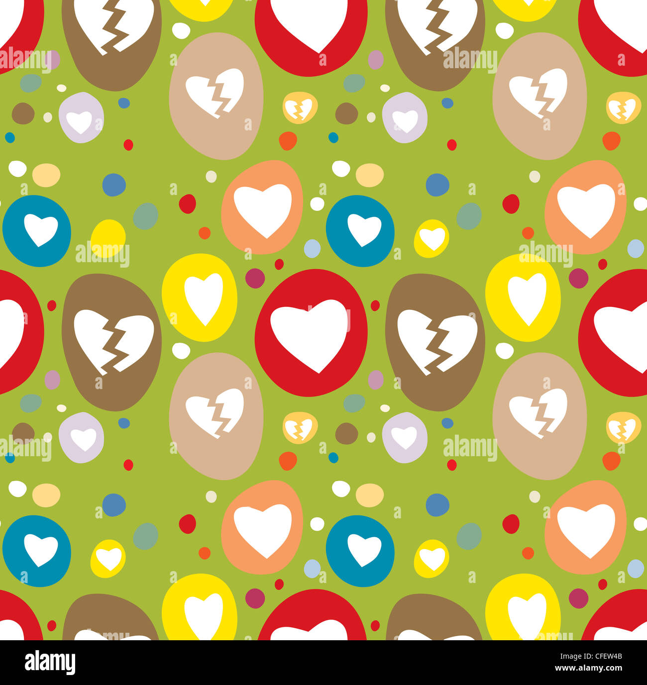 Romance and tragedy theme in seamless background pattern Stock Photo ...