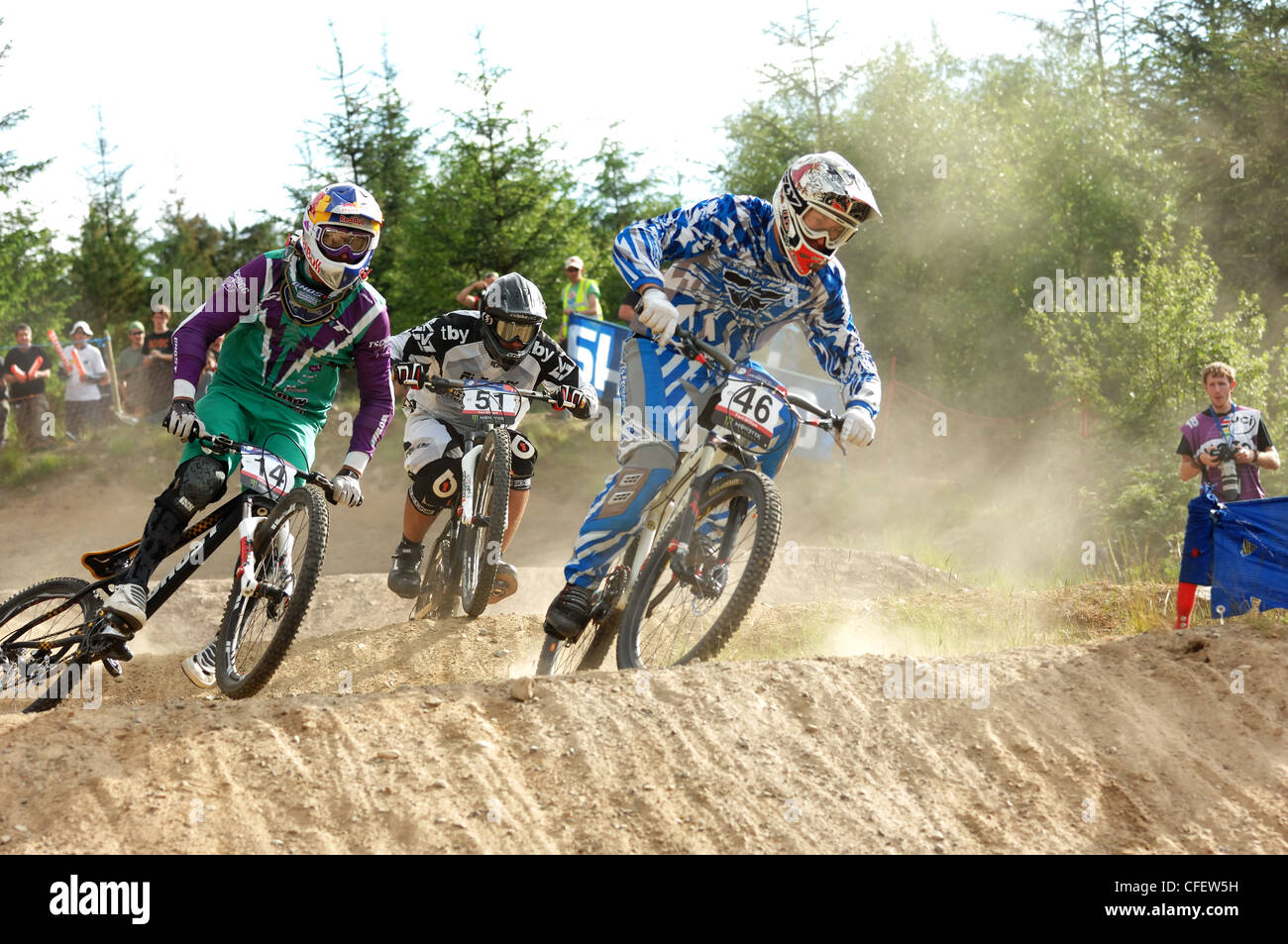Four cross world cup event nevis range Stock Photo - Alamy
