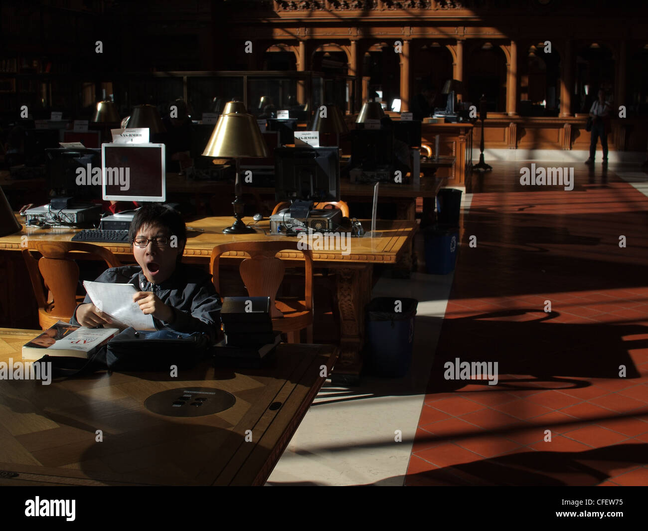 New york public library reading room hi-res stock photography and ...