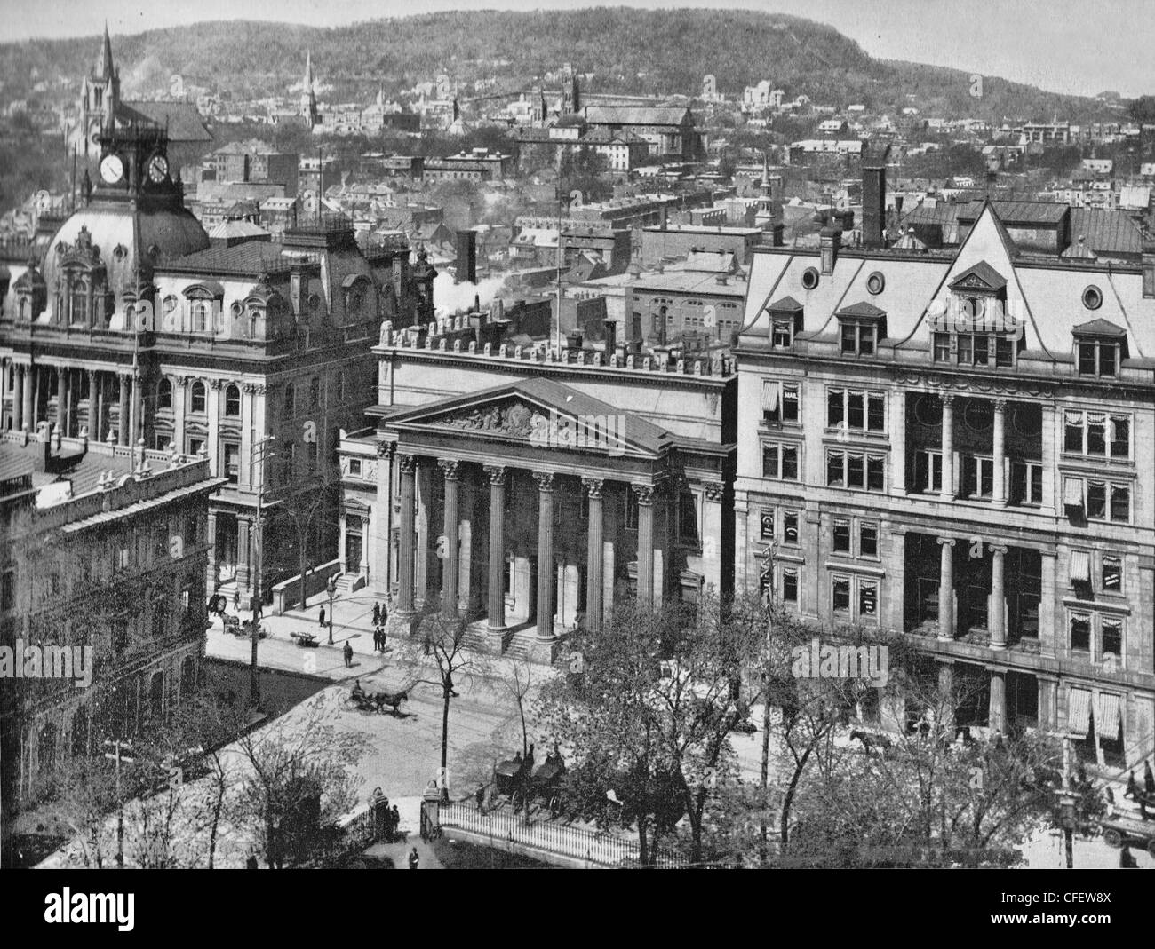 Montreal and Mount Royal Canada, circa 1890 Stock Photo - Alamy