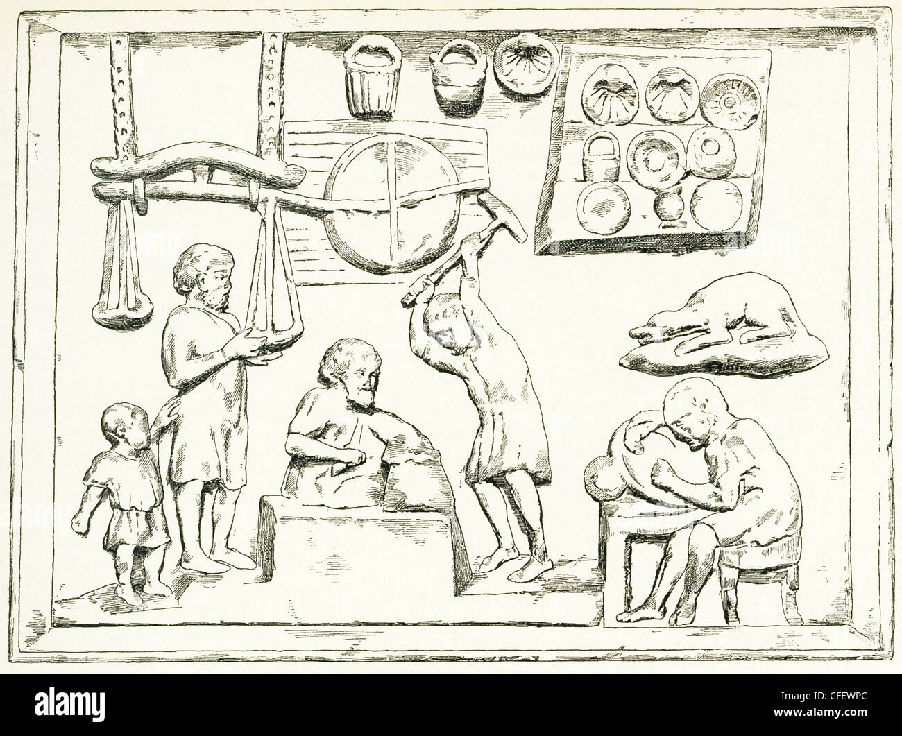 Ancient rome daily life hi-res stock photography and images - Alamy