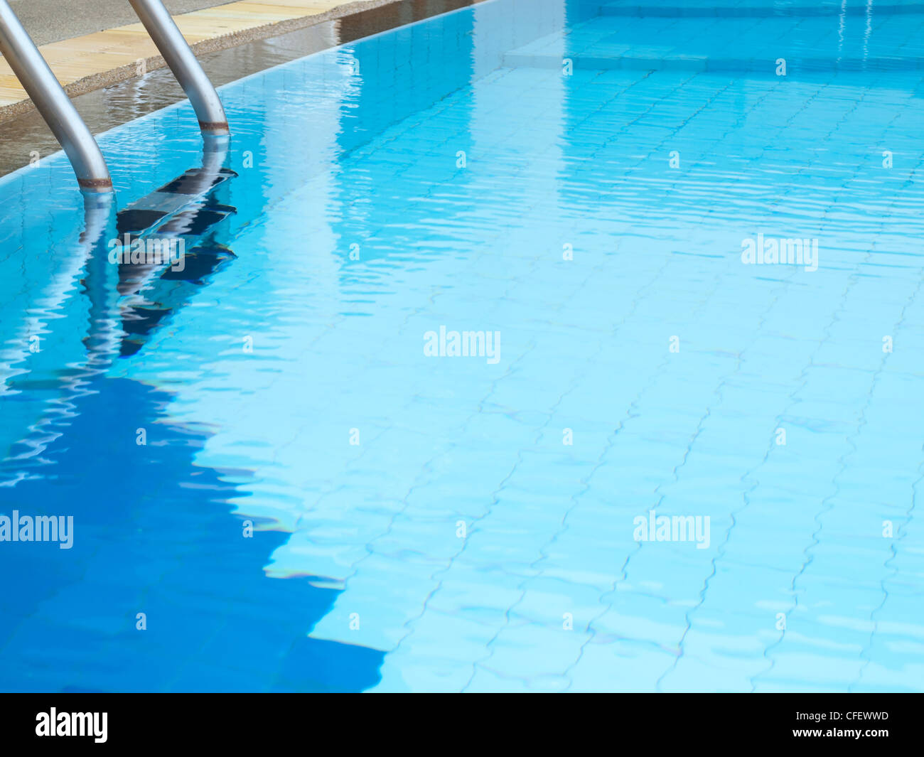 Swimming pool with blue water Stock Photo - Alamy