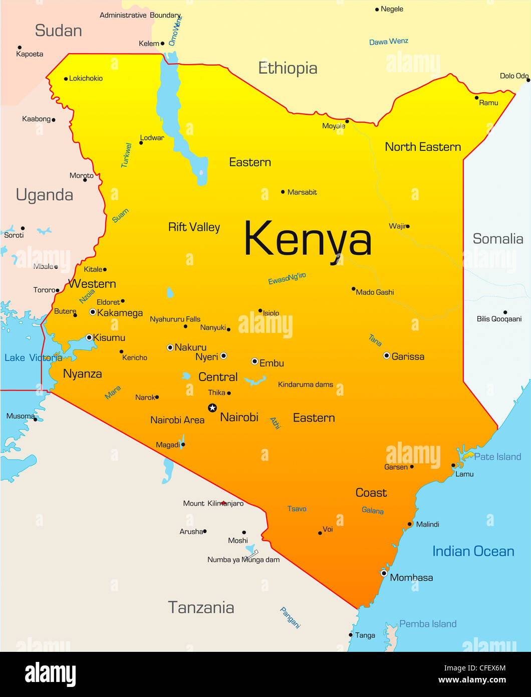 Abstract Vector Color Map Of Kenya Country Stock Photo Alamy abstract-vector-color-map-of-kenya-country-stock-photo-alamy
