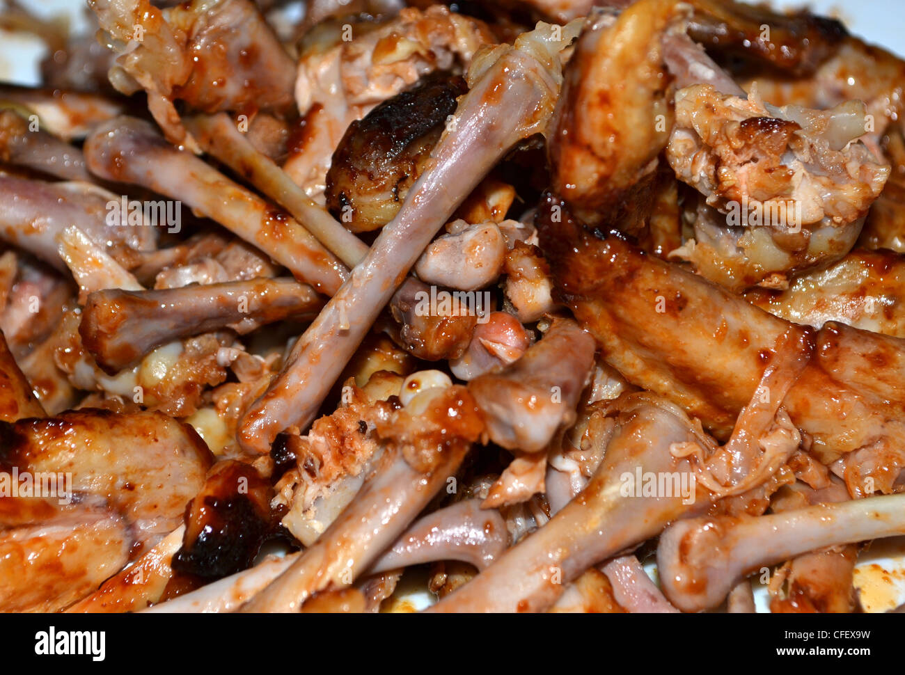 chicken wings, chicken wing bones Stock Photo - Alamy