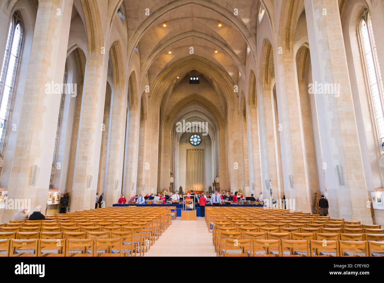 Interior of the Cathedral Church of the Holy Spirit, Guildford ...