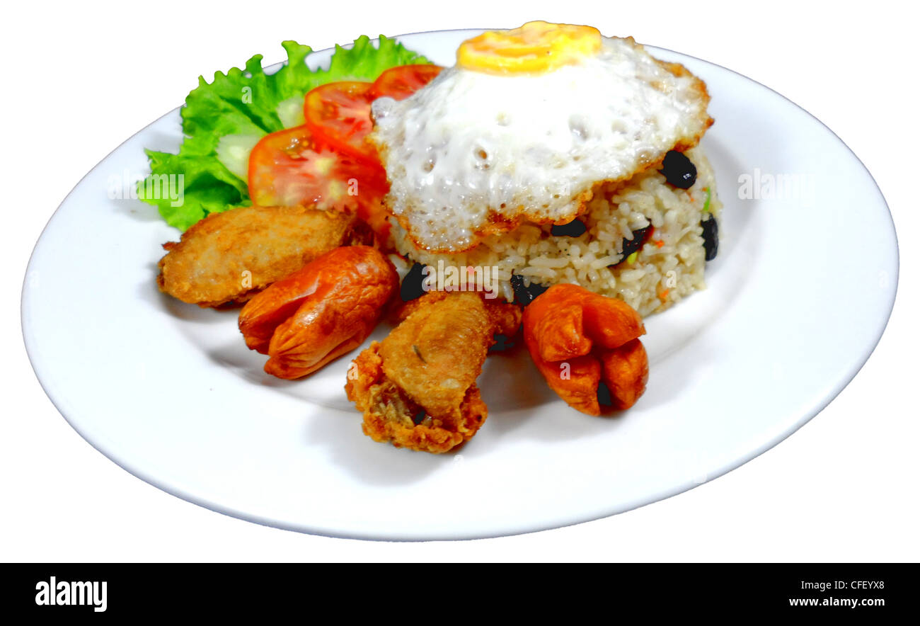 American Fried Rice Stock Photo - Alamy