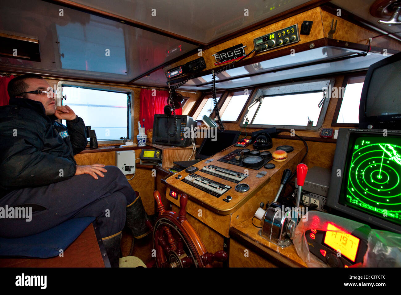 Trawler in the north Adriatic Sea, Chioggia, Venice province, Veneto ...