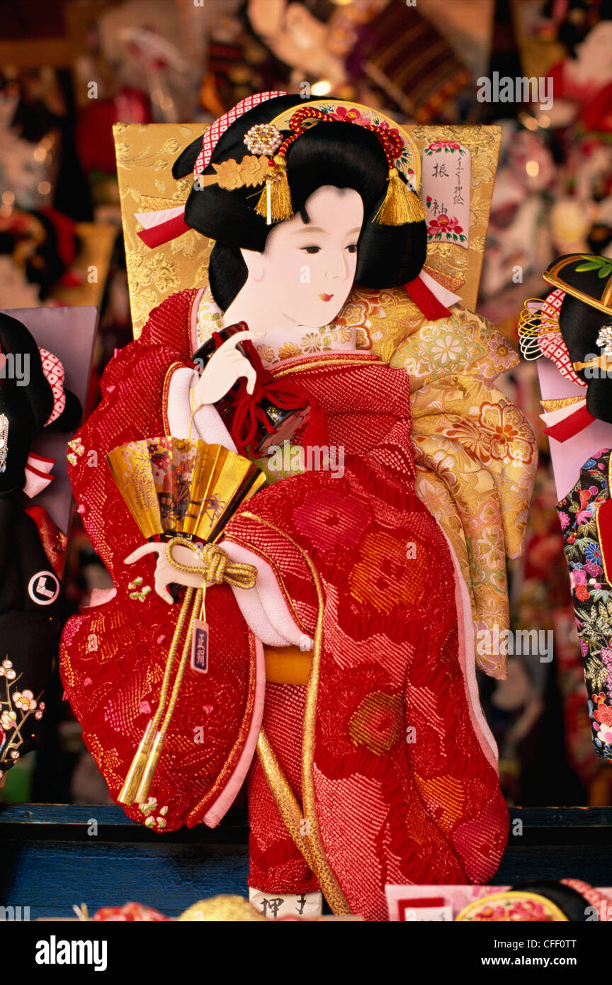 Japan, Honshu, Tokyo, Hagoita Fair, Battledore Festival, Decorative ...