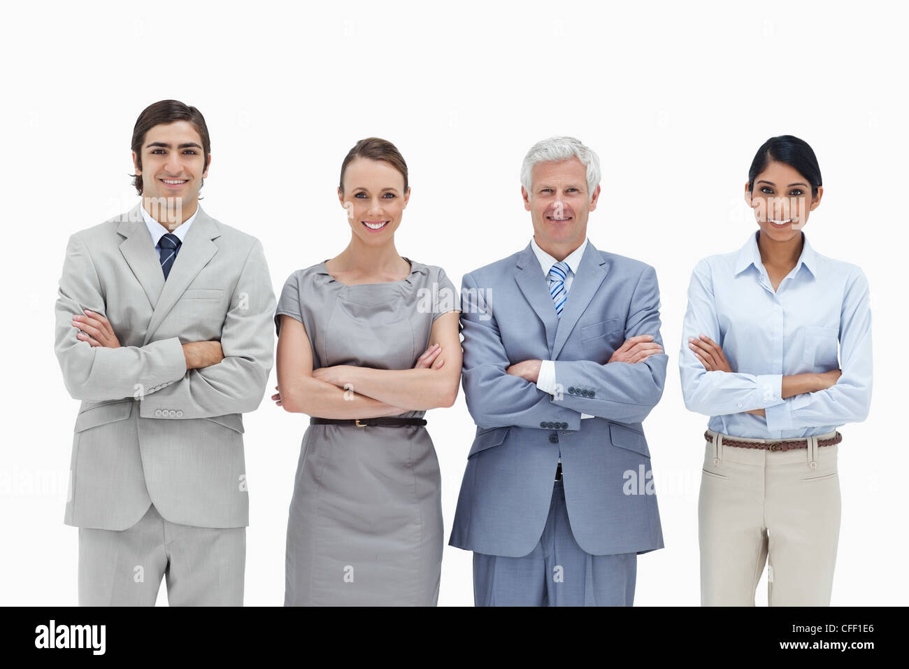 Woman with arms up side view Cut Out Stock Images & Pictures - Alamy