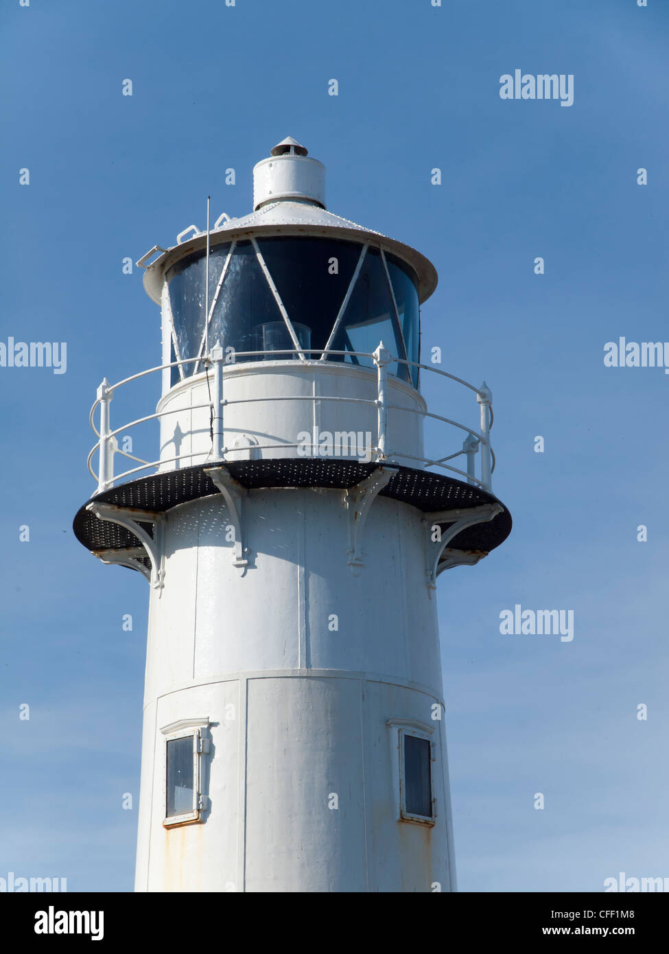 The lighthouse on Heugh Headland Hartlepool Co. Durham shelled by the ...