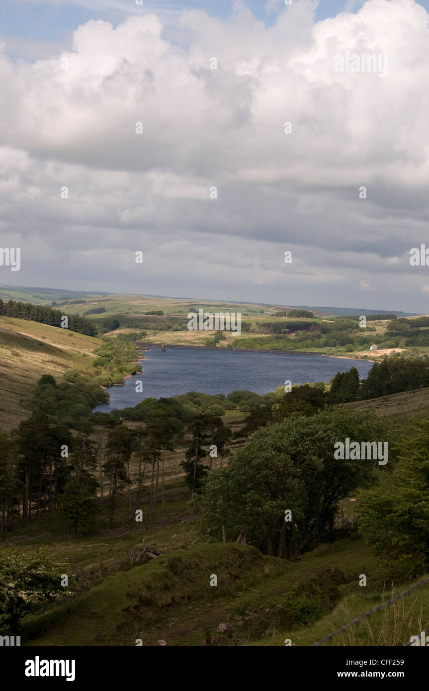 Crai Reservoir - Cronfa Ddwr Crai beside the A 40067 in the Brecon ...