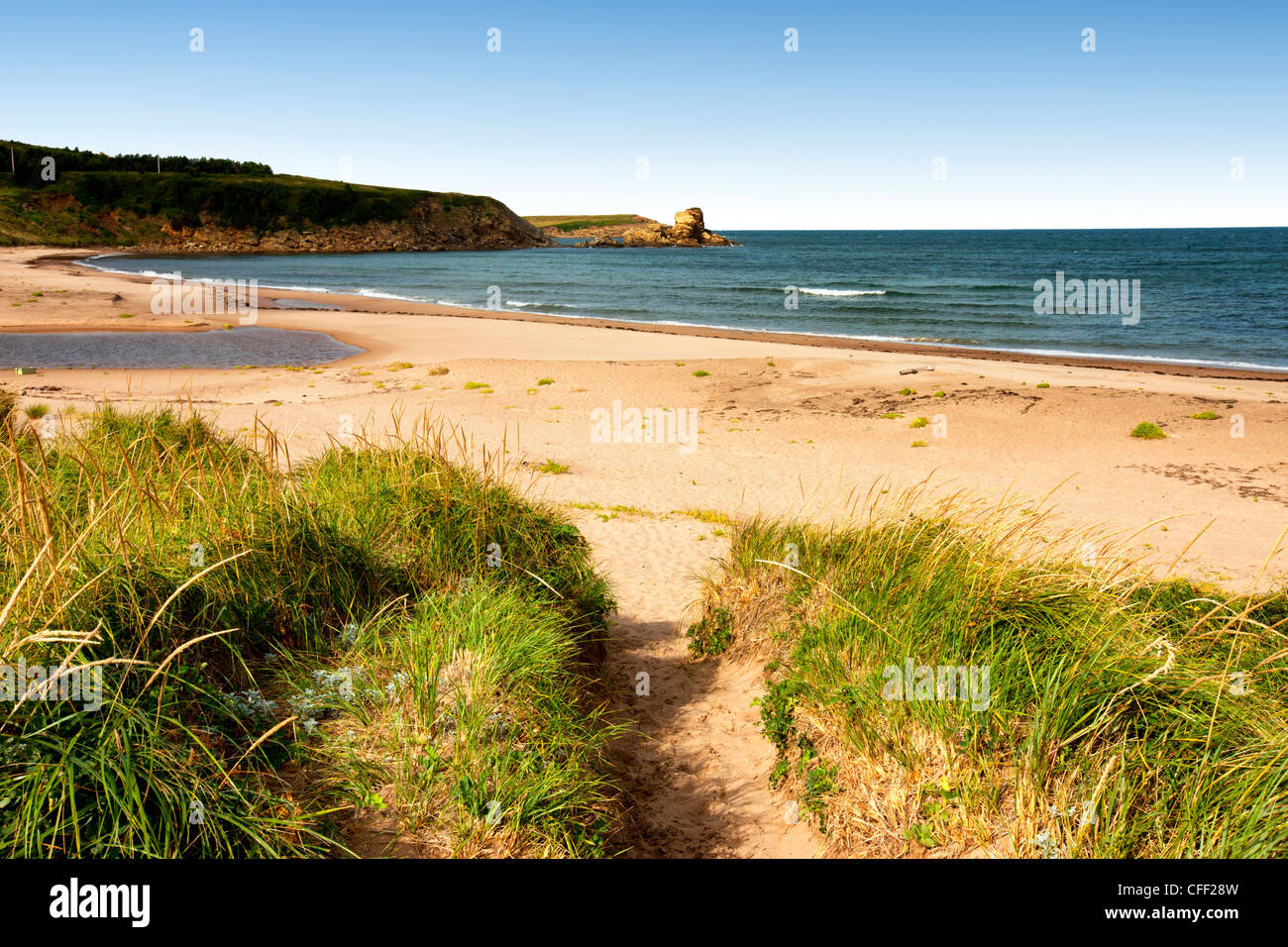 Beach, Margaree Harbour, Cape Breton, Nova Scotia, Canada Stock Photo ...