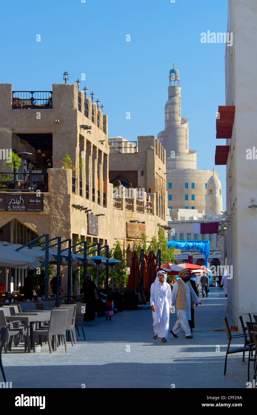 Doha qatar street scene hi-res stock photography and images - Alamy
