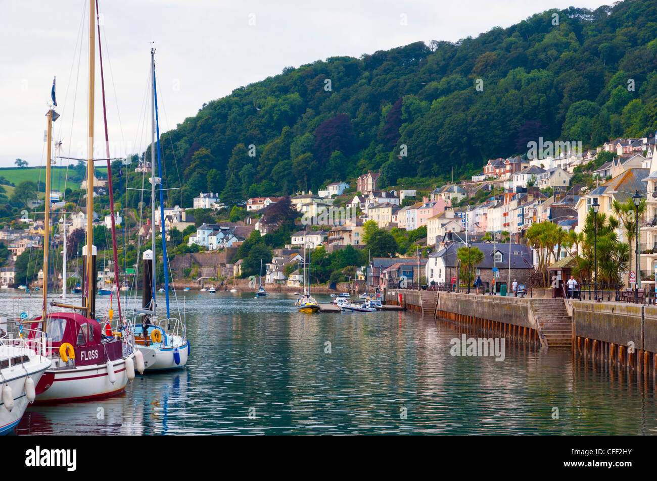 River Dart, Dartmouth, Devon, England, United Kingdom, Europe Stock ...