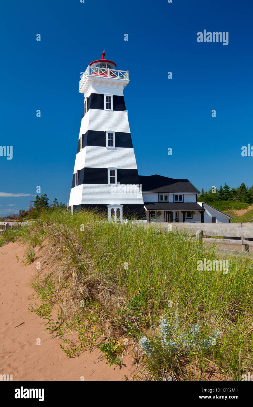 West Point Lighthouse, Cedar Dunes Provincial Park, Prince Edward ...