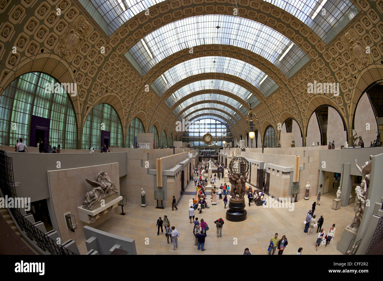 Great Hall of the Musee D'Orsay Art Gallery and Museum, Paris, France ...