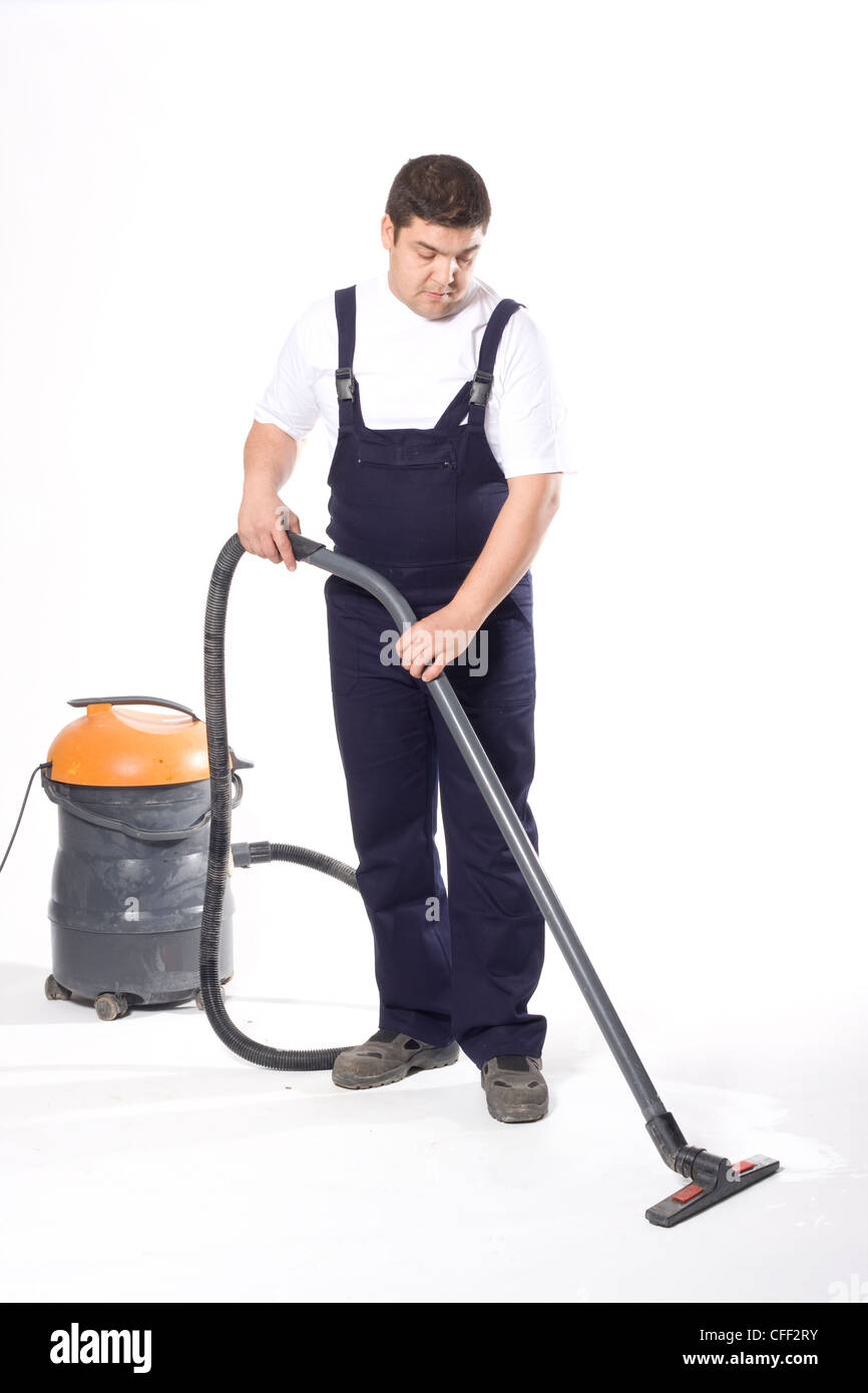 cleaning floor with machine Stock Photo - Alamy
