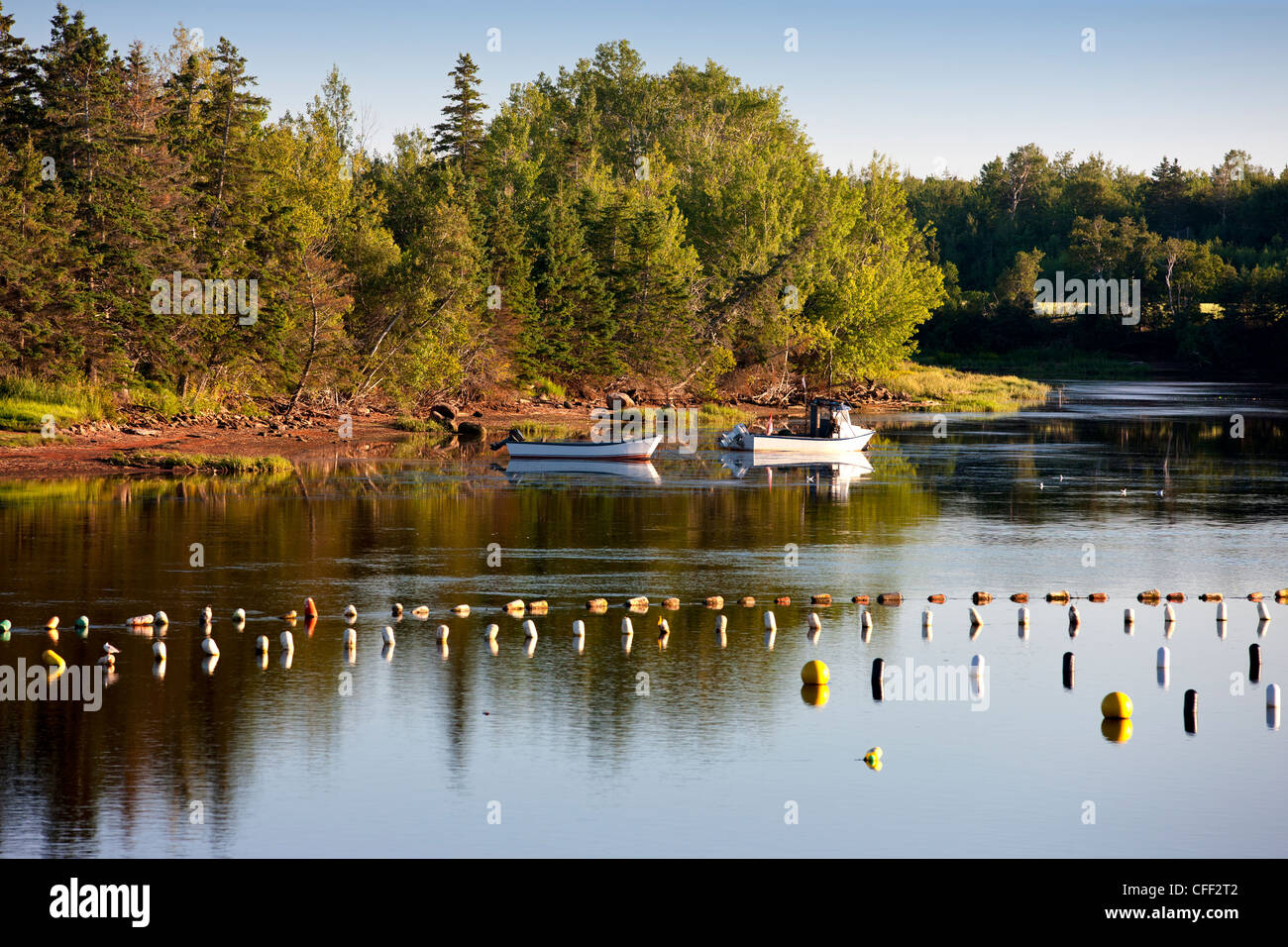 Wooden dory, Cascumpec, Prince Edward Island, Canada Stock Photo - Alamy