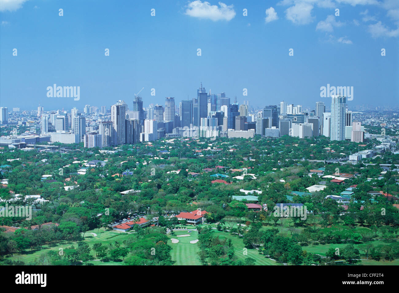Philippines, Manila, Makati Business Area Skyline Stock Photo - Alamy
