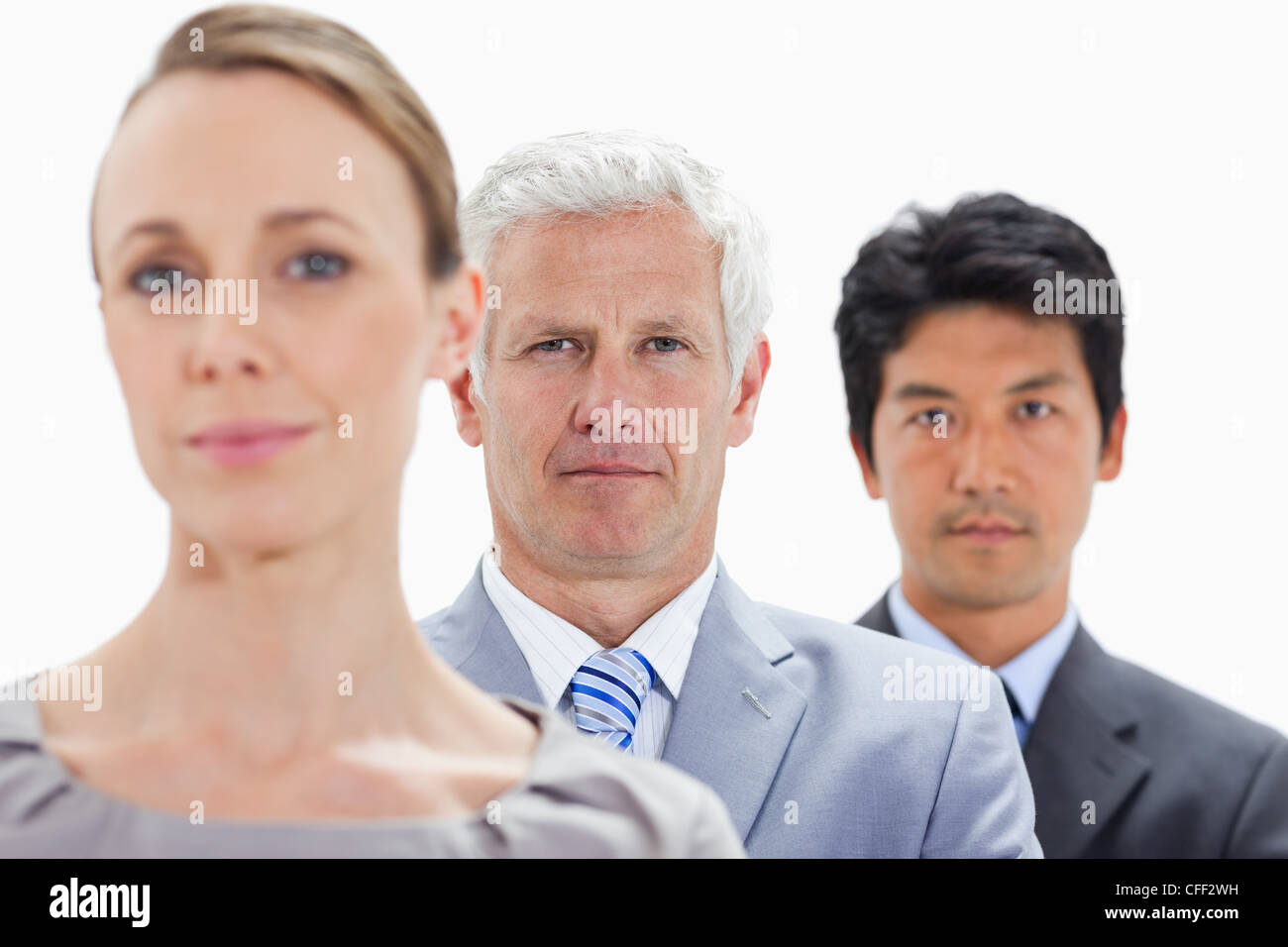Two men standing behind hi-res stock photography and images - Alamy
