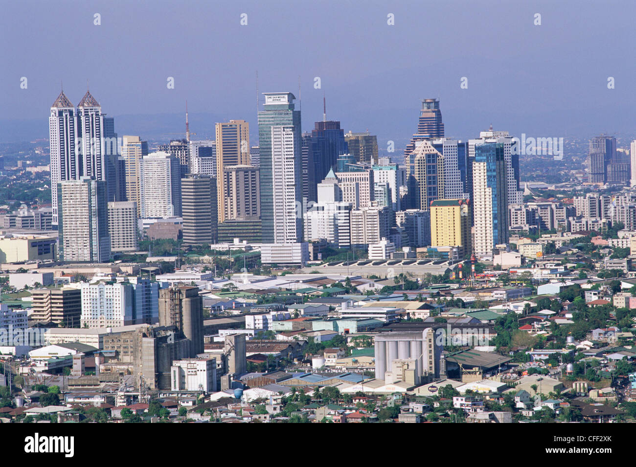 Philippines, Manila, Pasig City Business Area Skyline Stock Photo - Alamy